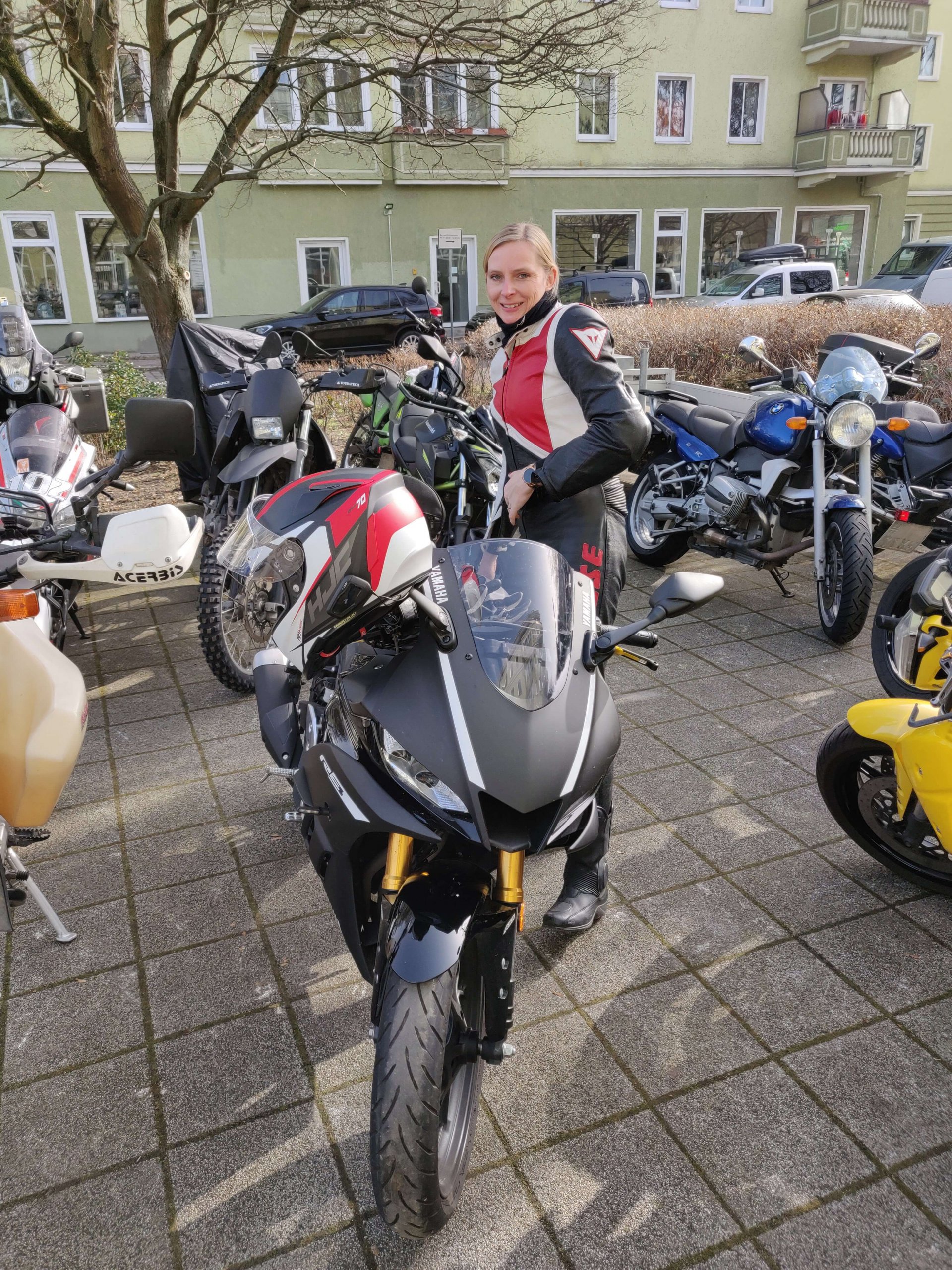 Mein Mann macht jetzt auch seinen Motorradführerschein. SHE is a RIDER